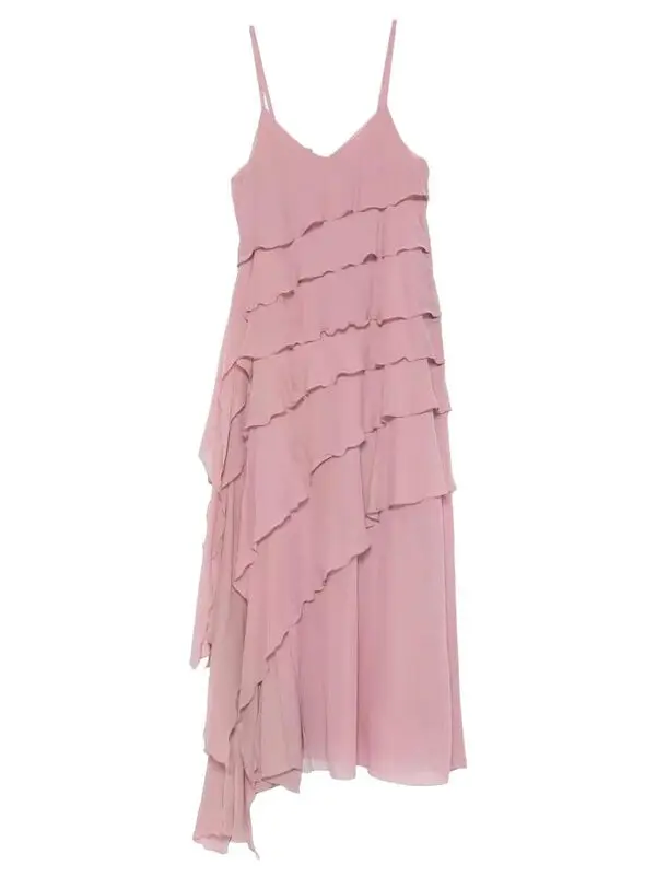 Antonelli Firenze Marilyn Ruffled Dress - Pink