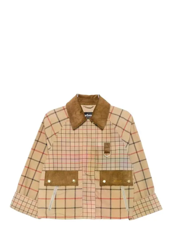 Barbour Mackworth Corduroy-collar Jacket - Neutrals