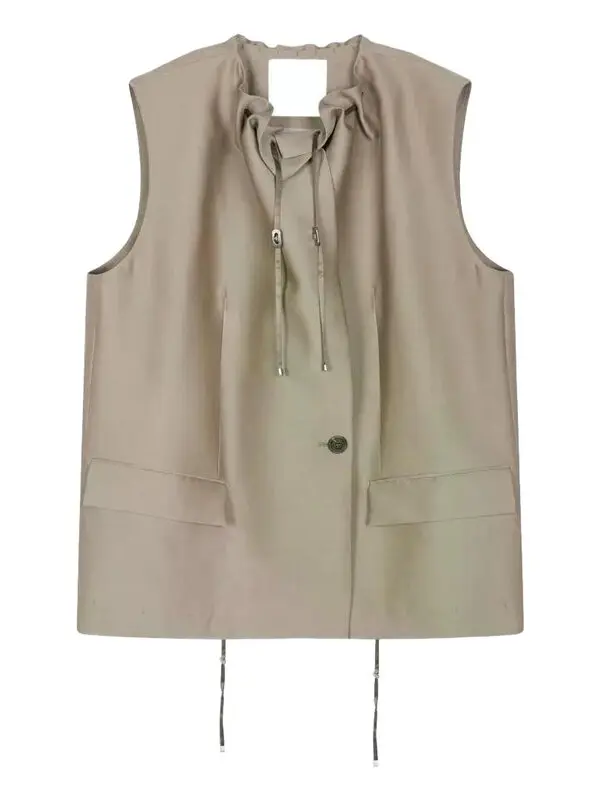 JNBY Deconstructed Waistcoat - Neutrals