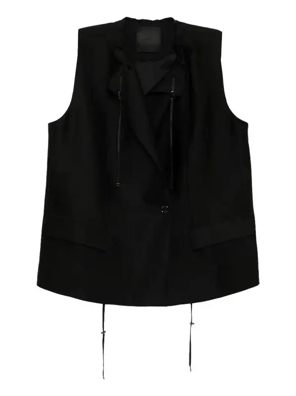 JNBY Deconstructed Waistcoat - Black