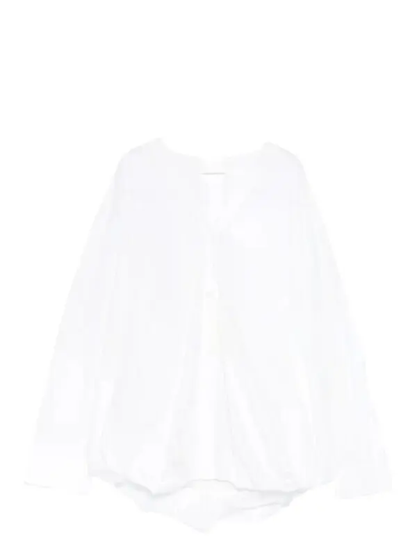 JNBY V-neck Blouse - White