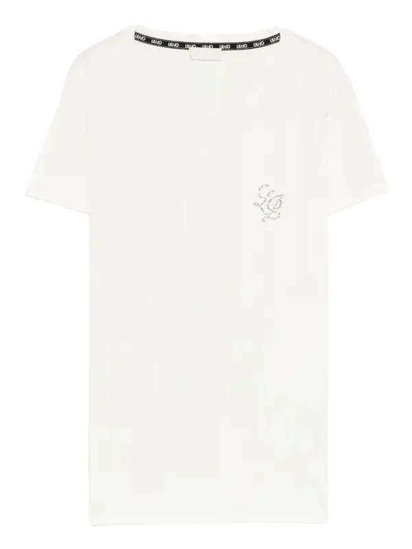 Liu Jo Logo-detail T-shirt - Neutrals