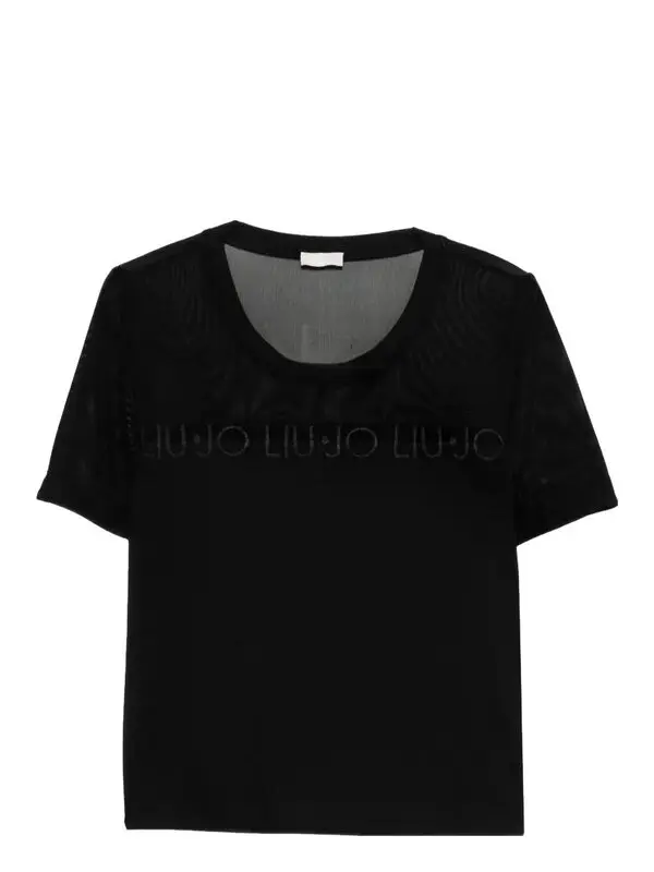 Liu Jo Logo-detail T-shirt - Black