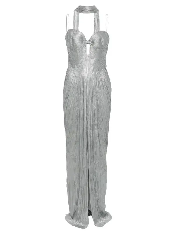 MARIA LUCIA HOHAN Tonia Cutout Maxi Dress - Silver