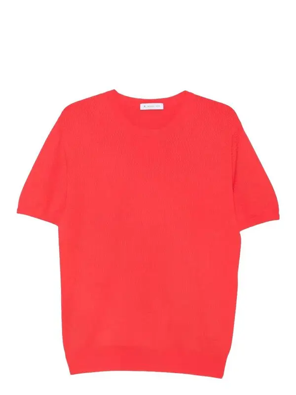 MANUEL RITZ Crew-neck T-shirt - Red