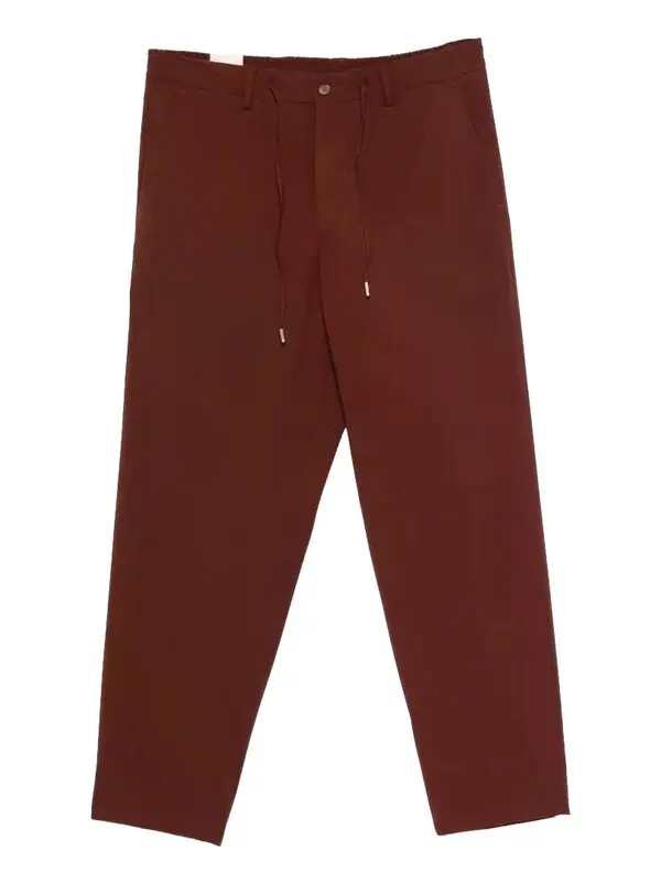 BRIGLIA 1949 Covents Drawstring Trousers - Brown