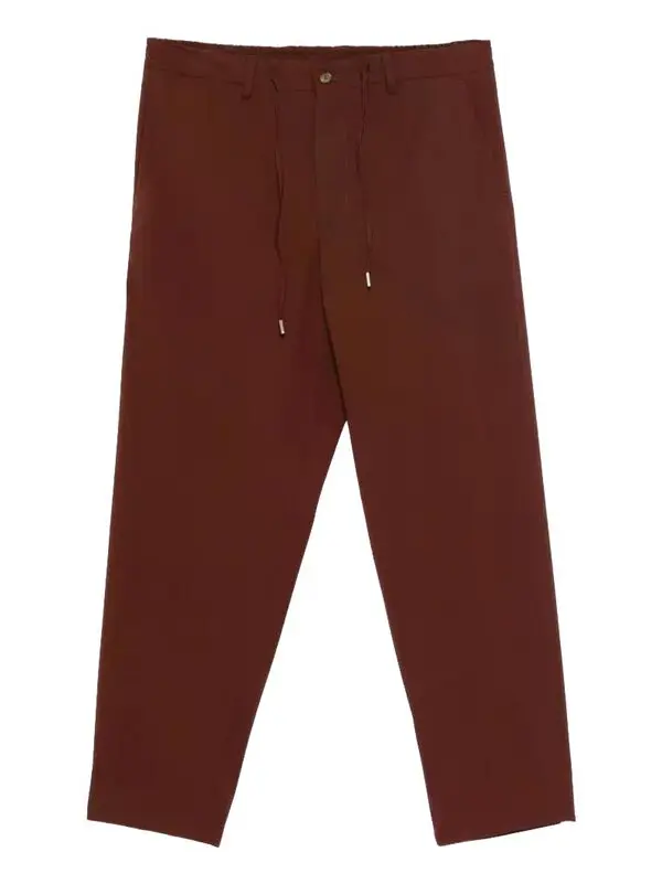 BRIGLIA 1949 Covents Drawstring Trousers - Brown
