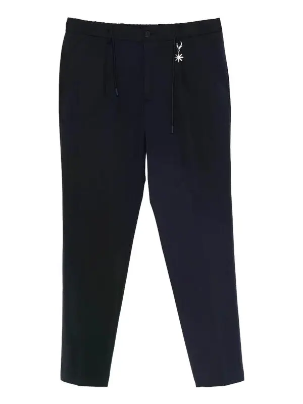 MANUEL RITZ Charm-detail Trousers - Blue