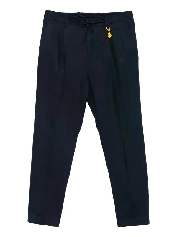 MANUEL RITZ Elasticated Trousers - Blue