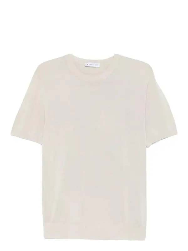 MANUEL RITZ Round-neck T-shirt - Neutrals