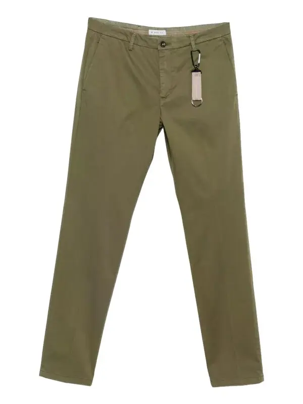 MANUEL RITZ Slim Fit Trousers - Green