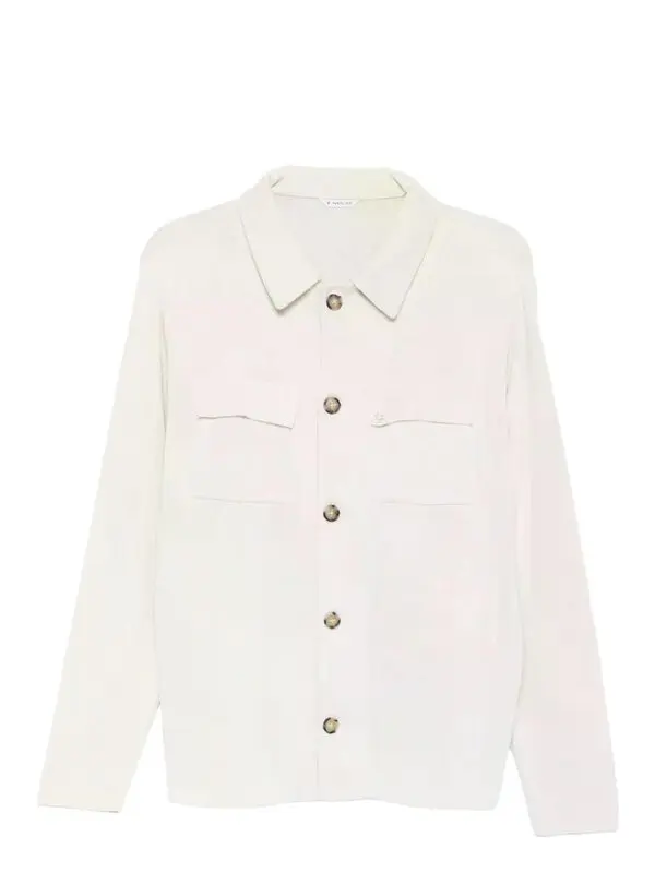 MANUEL RITZ Buttoned Pocket Cardigan - Neutrals