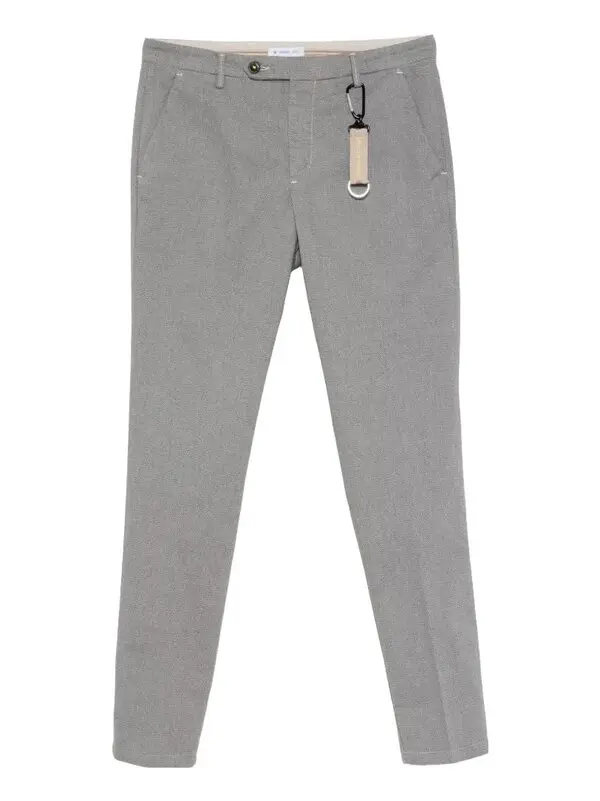 MANUEL RITZ Zip-fly Trousers - Grey