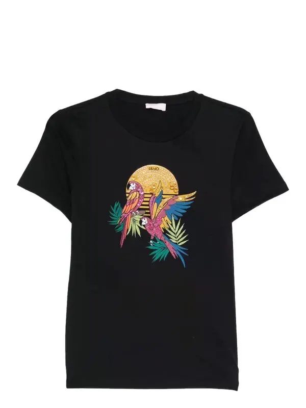 Liu Jo Graphic-print T-shirt - Black