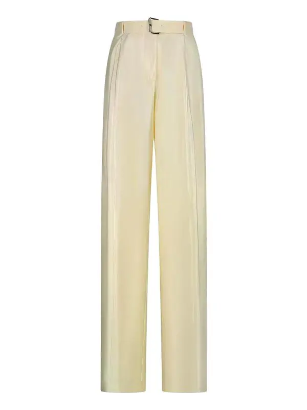 Blumarine Belted Trousers - Neutrals