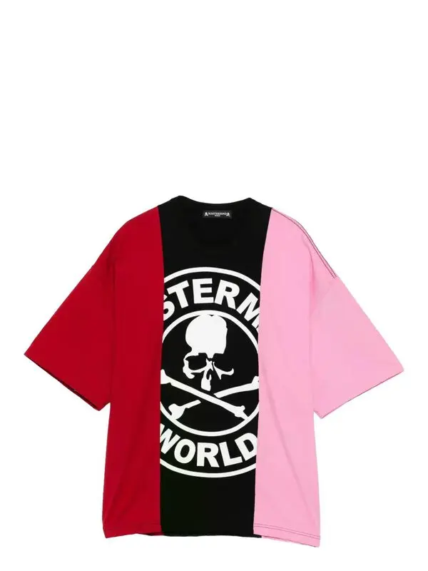 MASTERMIND WORLD Colour-block T-shirt - Black