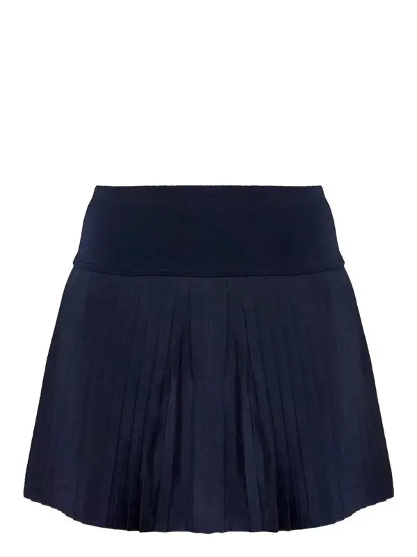 Michael Kors Pleated Mini Skirt - Blue