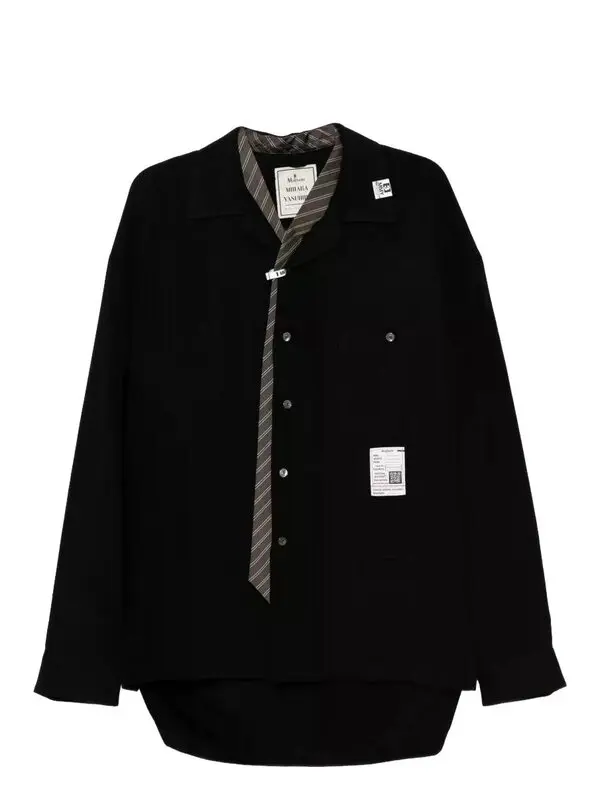 Mihara Yasuhiro Chest Pocket Shirt - Black