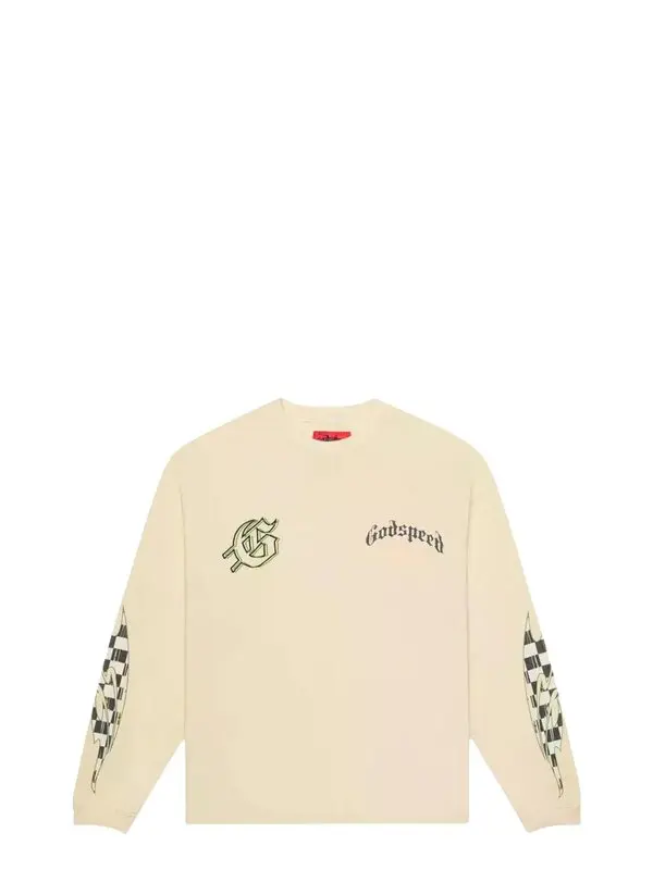 GODSPEED Long-sleeved Graphic Sweatshirt - Neutrals