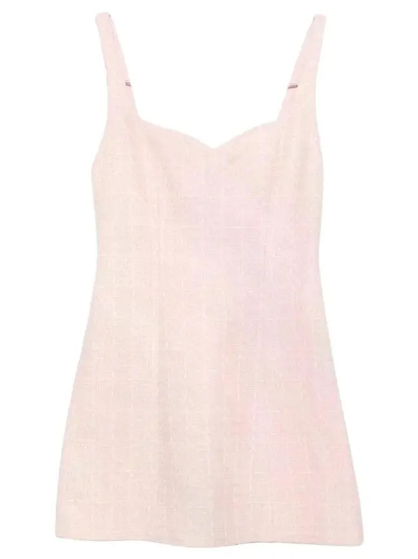 Alice + Olivia Sweetheart-neck Mini Dress - Pink