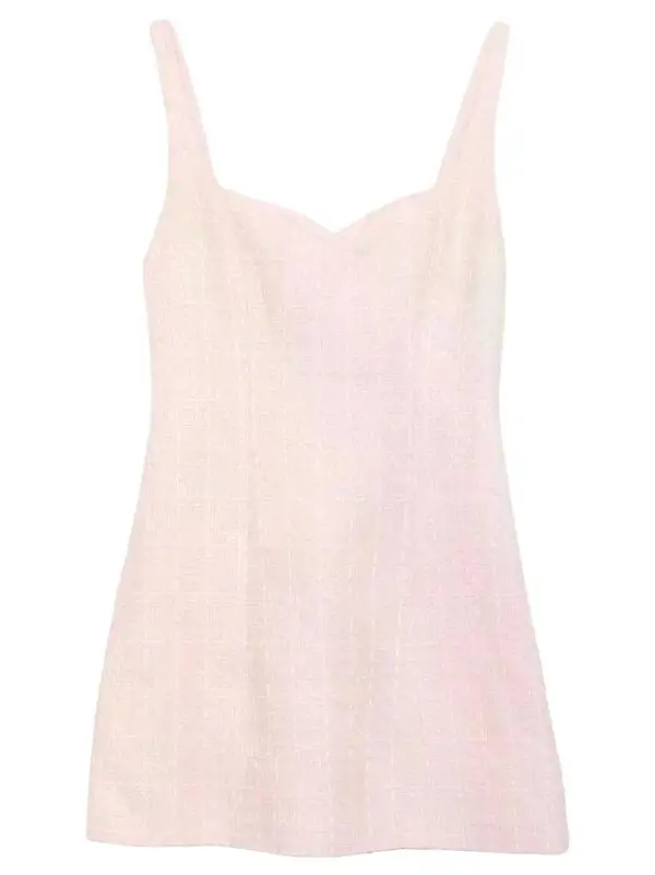 Alice + Olivia Sweetheart-neck Mini Dress - Pink
