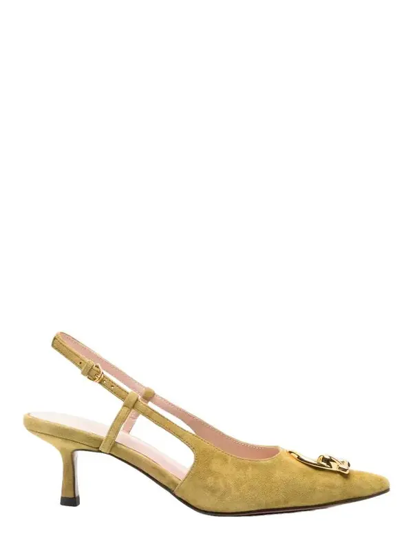 COCCINELLE Buckle Pointed-toe Pumps - Green