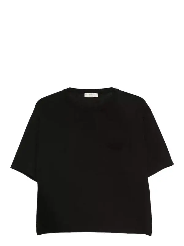 INTRECCI Pocket Detail T-shirt - Black