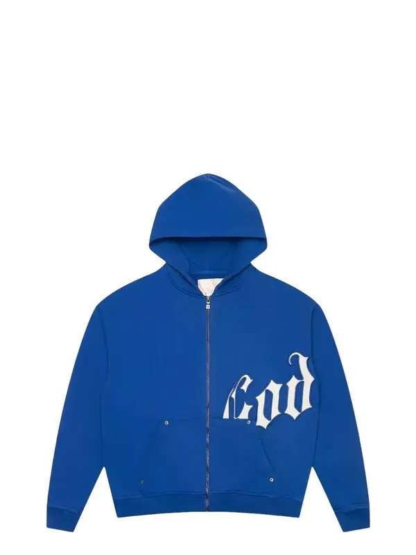 GODSPEED Logo Zip Hoodie - Blue