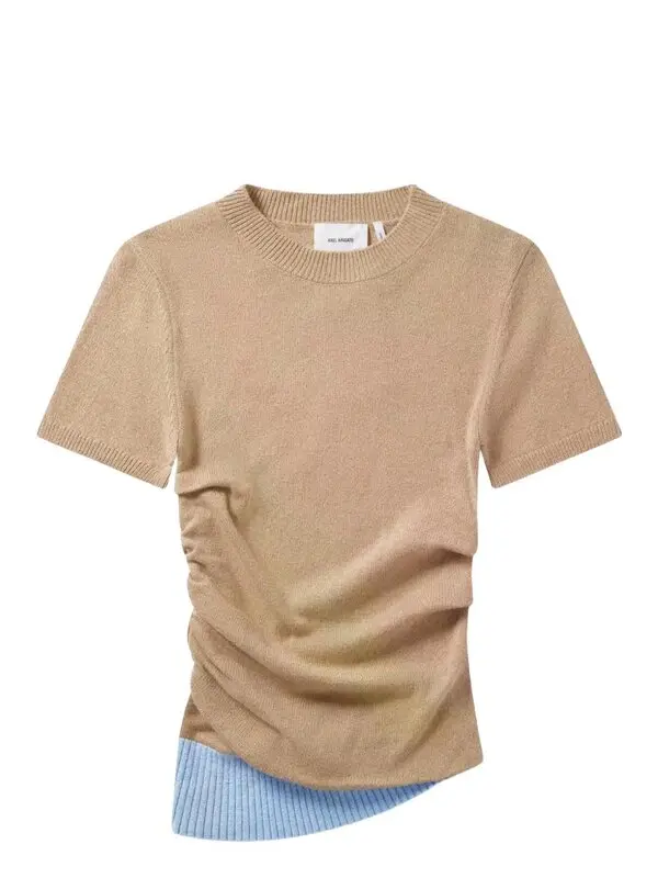 Axel Arigato Ivy Crew-neck T-shirt - Neutrals