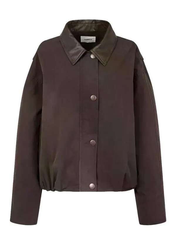 STUDIO TOMBOY Collared Jacket - Brown