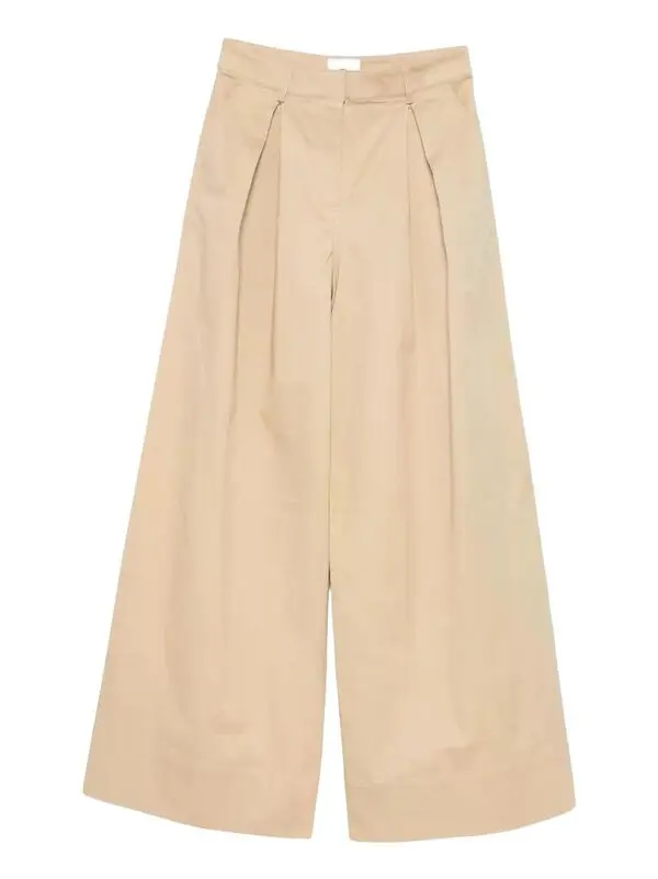 THE GARMENT Avelino Pleated Trousers - Neutrals