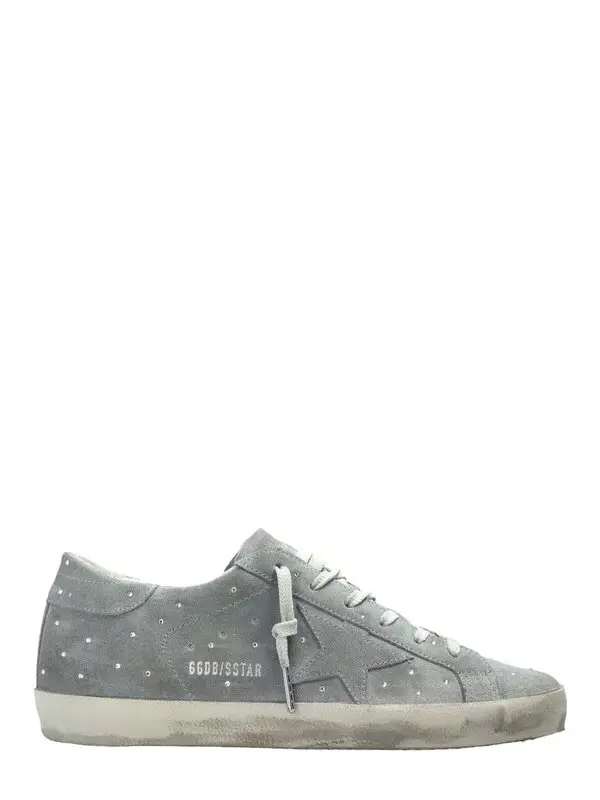 GOLDEN GOOSE Super-star Leather Sneakers - Grey