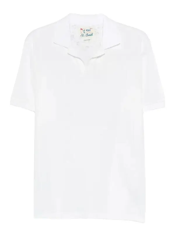 MC2 SAINT BARTH Collared T-shirt - White