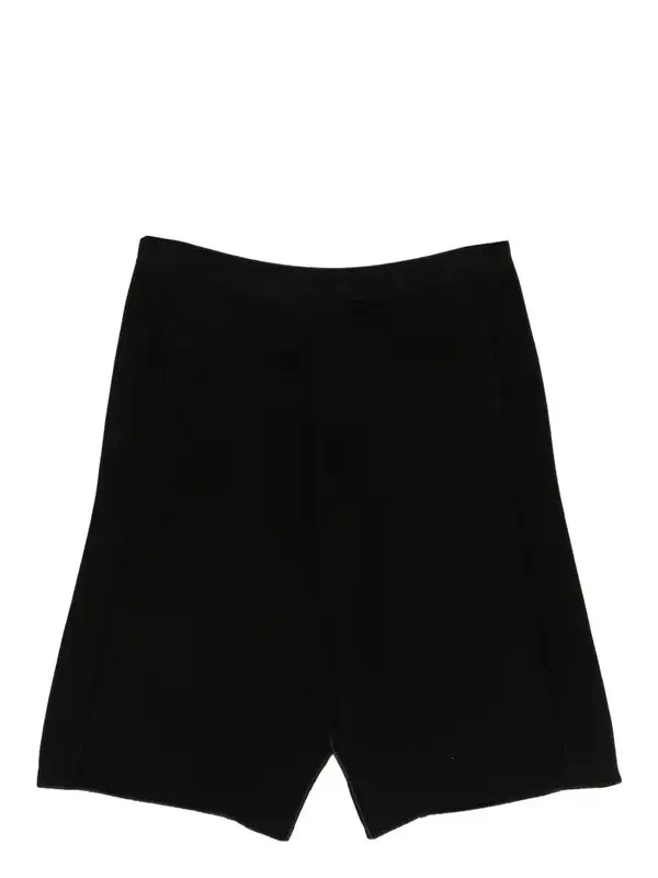 LABEL UNDER CONSTRUCTION Rib-knit Shorts - Black