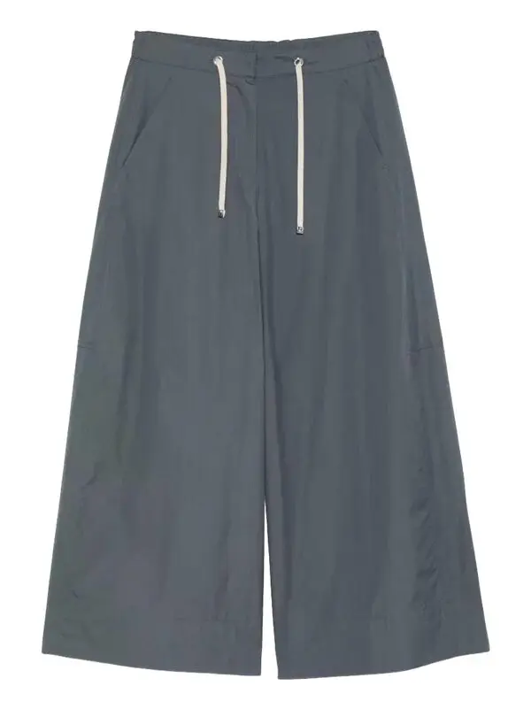 Max Mara Drawstring Trousers - Blue