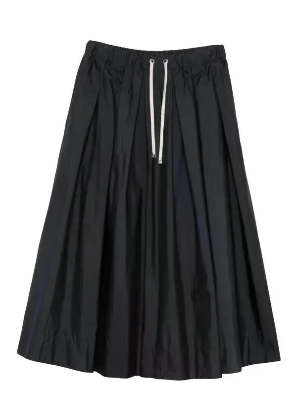 Max Mara Drawstring Maxi Skirt - Blue