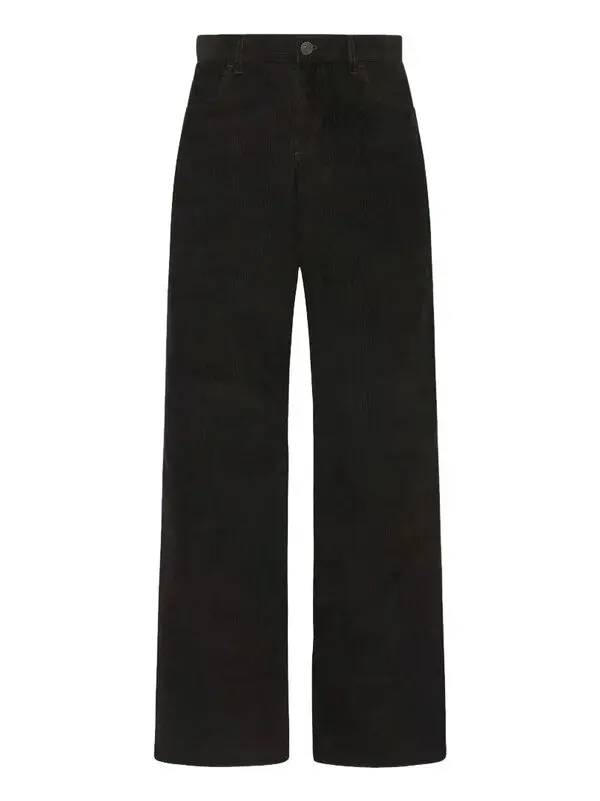 THE ROW Eglitta Wide-leg Trousers - Brown