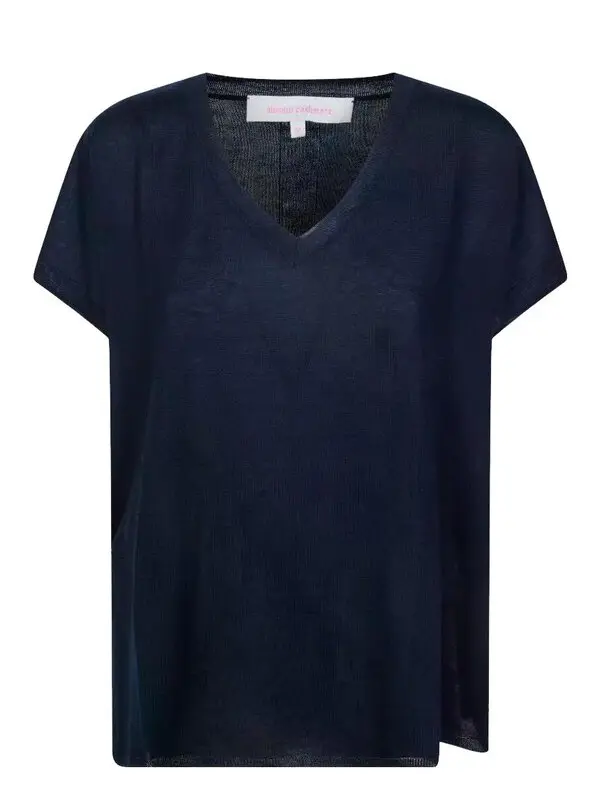 ABSOLUT CASHMERE V-neck T-shirt - Blue