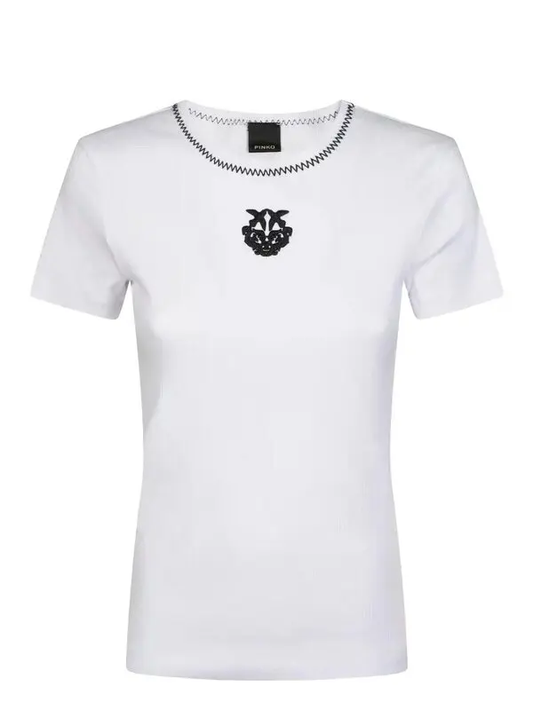 Pinko Logo T-shirt - White