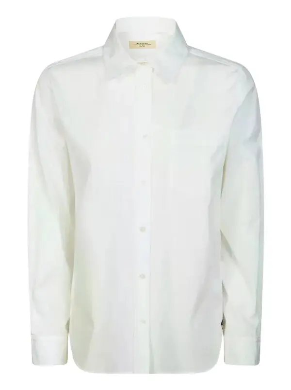 Max Mara Pocket Button Shirt - White