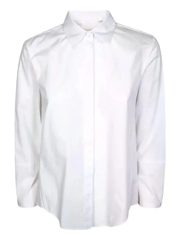 ROBERT FRIEDMAN Long-sleeved Poplin Shirt - White