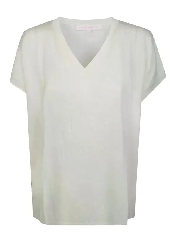 ABSOLUT CASHMERE Cashmere V-neck T-shirt - Neutrals