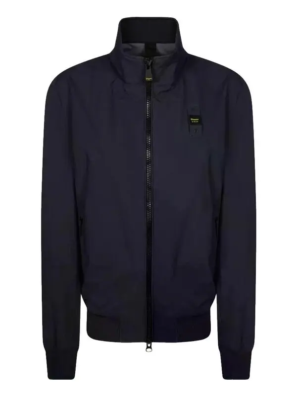BLAUER. Anson Zip-up Bomber Jacket - Blue
