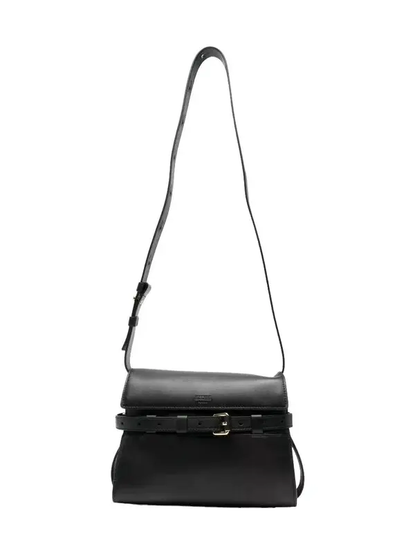 Moschino Buckle-strap Crossbody Bag - Black