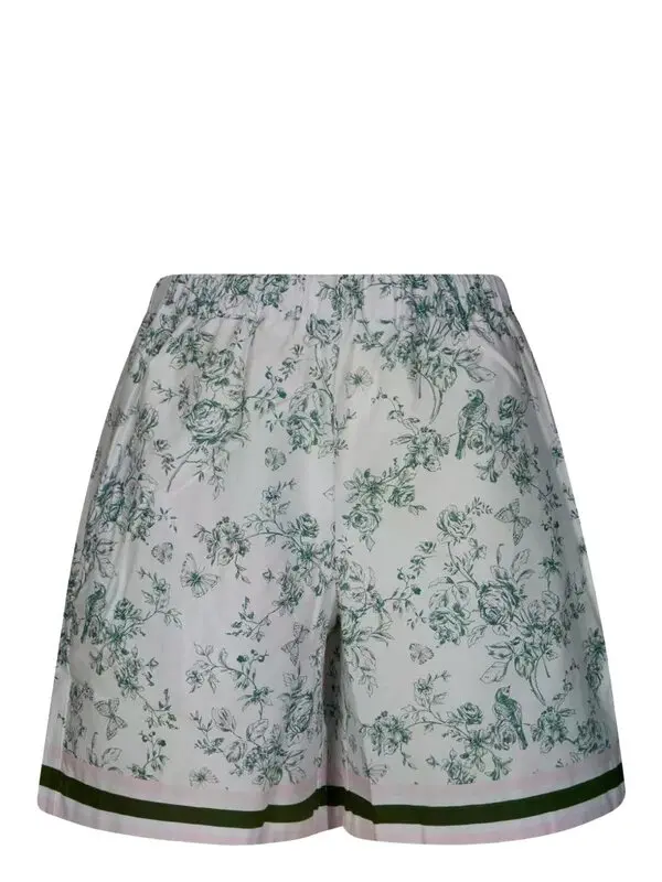ROBERT FRIEDMAN Floral-print Shorts - White