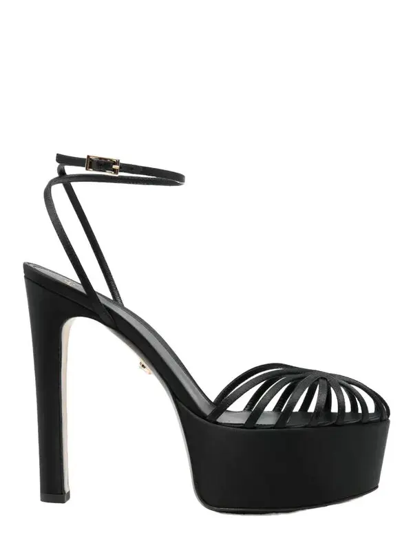 ALEVI MILANO Eva Platform Strap Sandals - Black