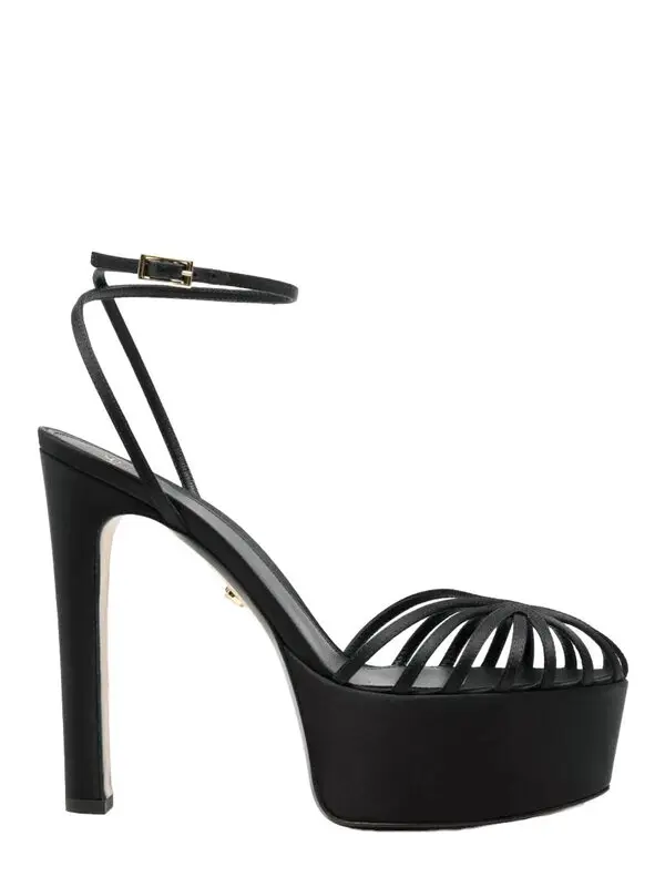 ALEVI MILANO Eva Platform Strap Sandals - Black