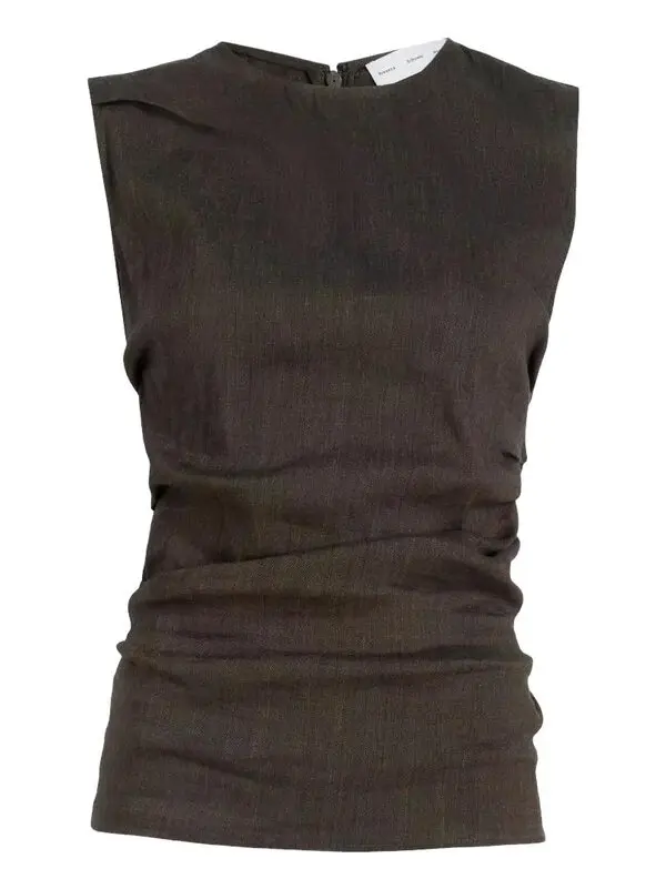 Proenza Schouler White Label Anoushka Top - Brown