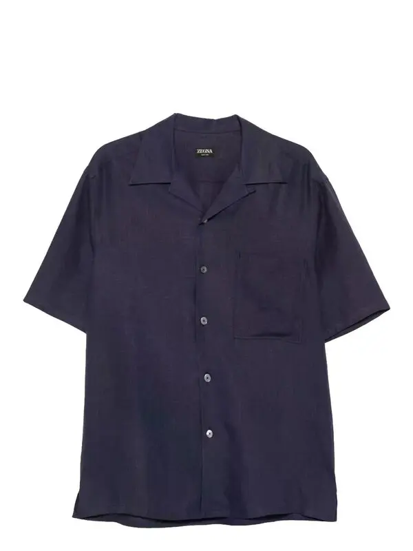 Zegna Short-sleeve Shirt - Blue