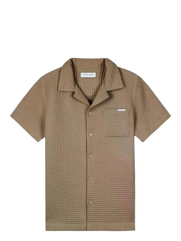 Maison Labiche Chest-pocket Short-sleeve Shirt - Neutrals